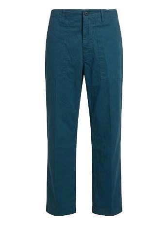 DEPARTMENT 5 Deep Teal Cotton Blend Chino Pants - Green