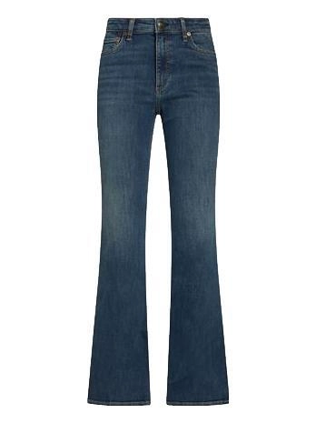 Rag & Bone Flare Jeans In Medium Wash Denim - Blue