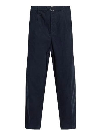 Officine Générale Cotton Elastane Corduroy Tapered Leg Trousers - Navy