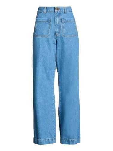 Sandro Cotton Straight-leg Jeans - Blue