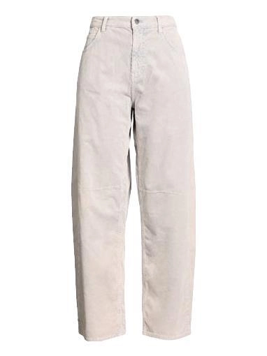 KAOS Cotton, Lyocell, Elastane Tapered Corduroy Pants - Grey