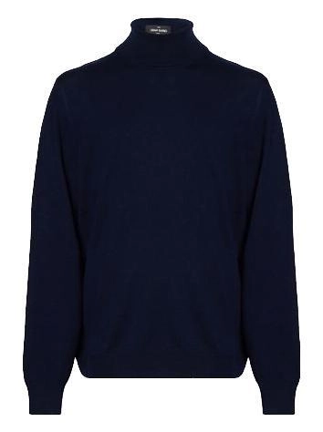 GRAN SASSO Cashmere Turtleneck - Blue