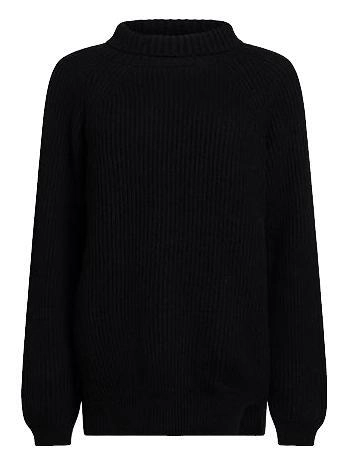 ARAGONA Cashmere Turtleneck Sweater - Black