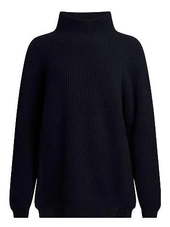 ARAGONA Cashmere Turtleneck Sweater - Blue