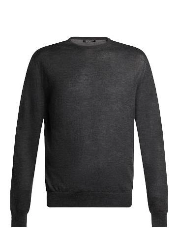 ARAGONA Cashmere And Silk Blend Sweater - Grey