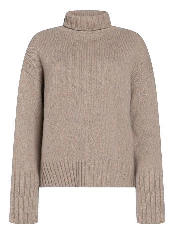 ARAGONA Copper Alpaca Wool And Merino Wool Turtleneck Sweater - Orange
