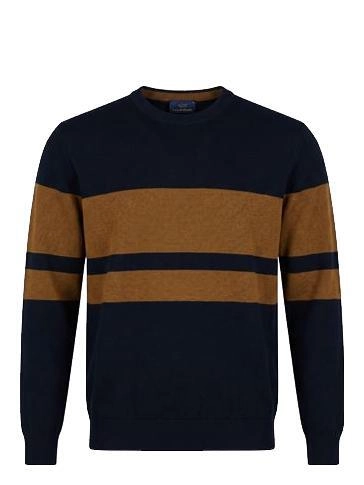 Paul & Shark Virgin Wool Crewneck Sweater - Blue