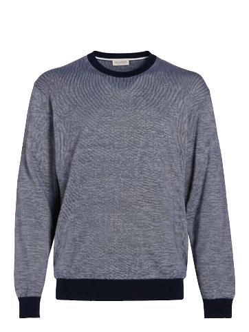 Paul & Shark Virgin Wool And Cashmere Sweater - Midnight Blue