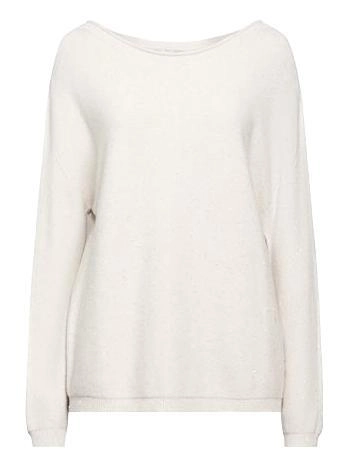 OLTRE Sweater With Sequins - Beige