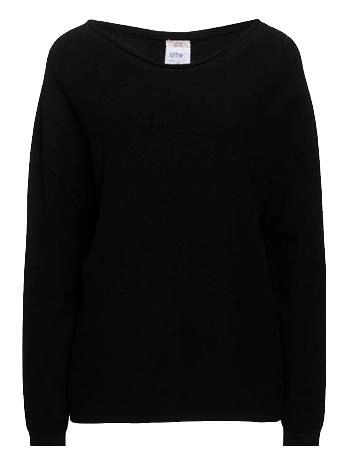 OLTRE Sweater Size Viscose, Polyamide, Polyester - Black