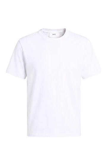 AMI Paris T-shirt Size Organic Cotton - White