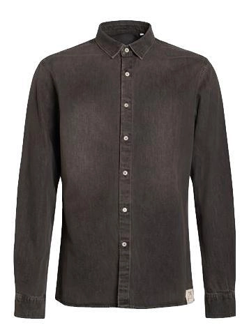 FAMILY FIRST Denim Shirt Size Cotton - Grey