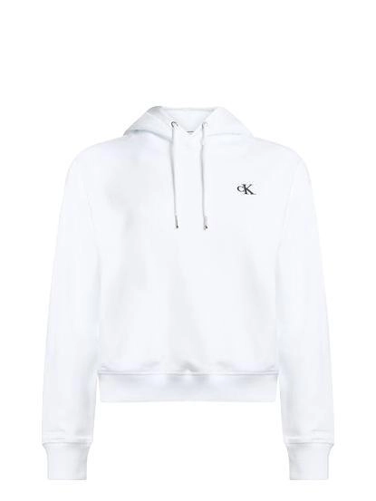 Calvin Klein Cotton Polyester Sweatshirt - White