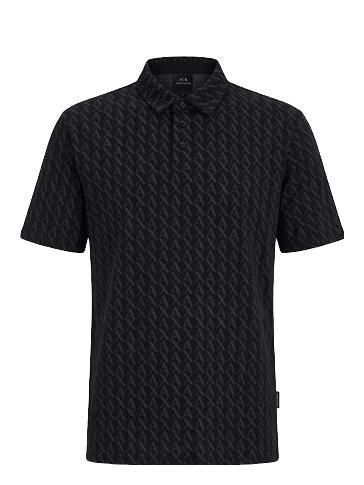 Armani Exchange Polo Shirt Size Cotton - Grey