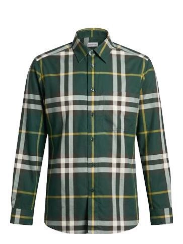 Burberry Shirt Size Cotton - Green