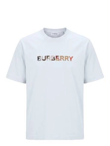 Burberry T-shirt Sky Size Cotton - Blue