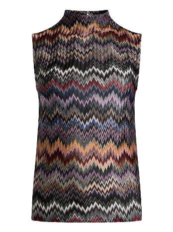 Missoni Viscose Knit Sleeveless Top - Black