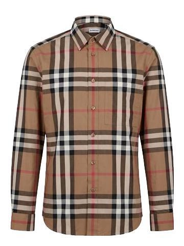 Burberry Shirt Size Cotton - Brown