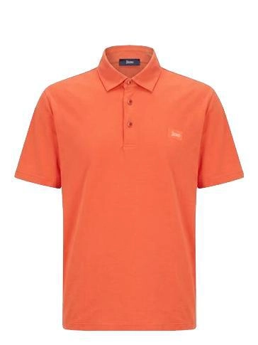 Herno Polo Shirt Size Cotton - Orange