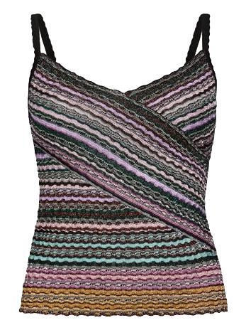 Missoni Jacquard Knit Camisole Top - Purple