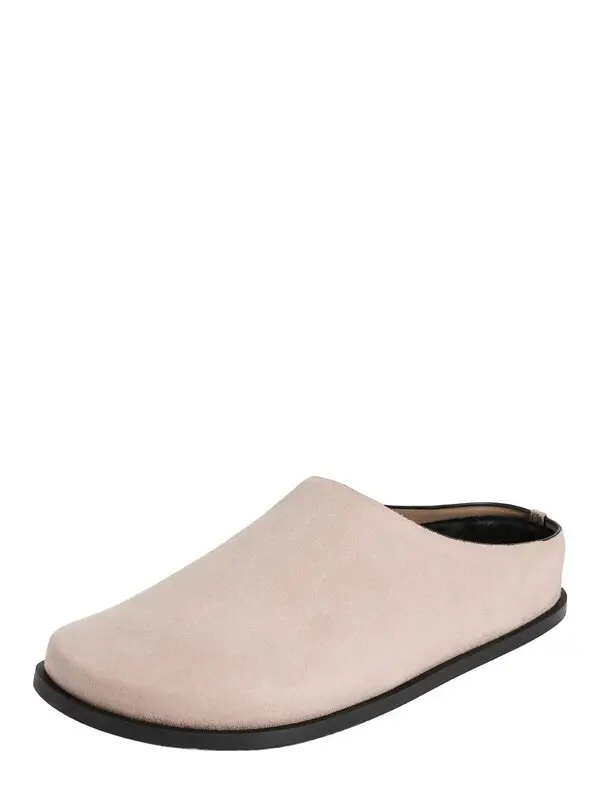 A.emery Lou Clogs - Greige Suede