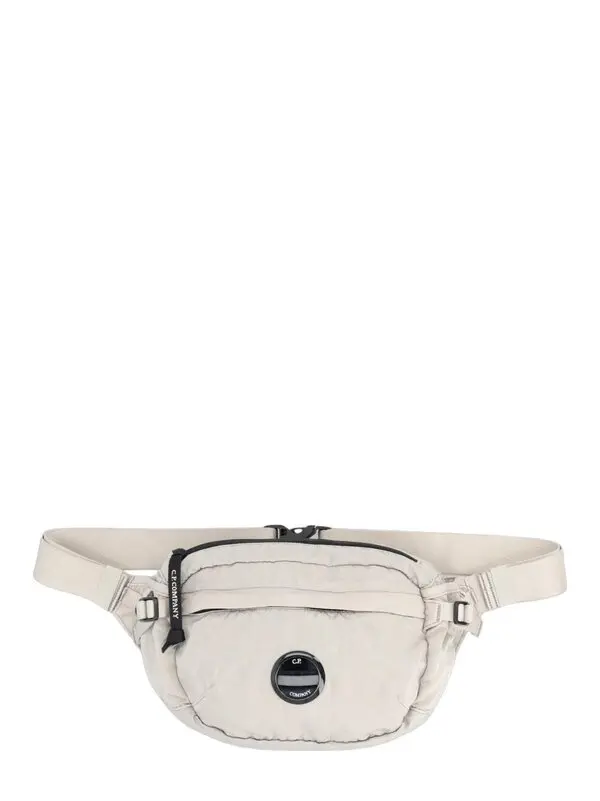 C.P. COMPANY Marsupio Con Logo Belt Bag - Cream