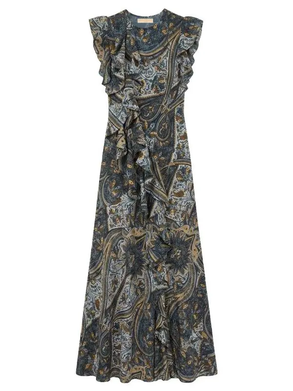 Ulla Johnson Ameline Sleeveless Silk Dress - Prussian