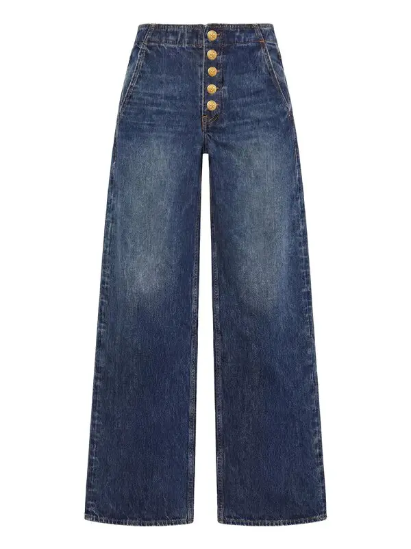 Ulla Johnson The Jasmine Low Rise Jean - Nile