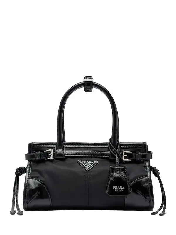 Prada Re-nylon Top-handle Bag - Black