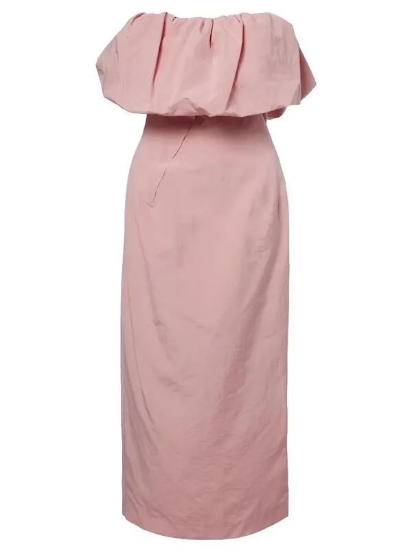 Magda Butrym Cotton And Silk Corset Dress - Pink