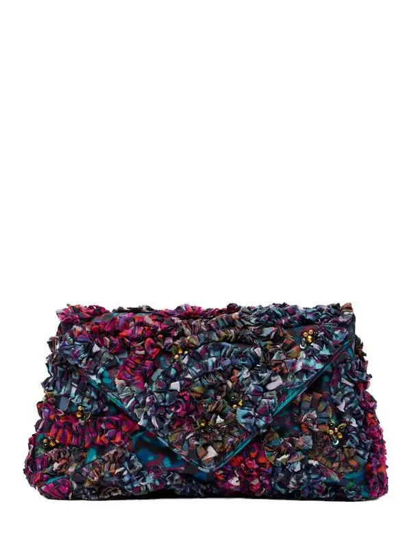 Dries Van Noten Embellished Embroidered Clutch - Multicoloured