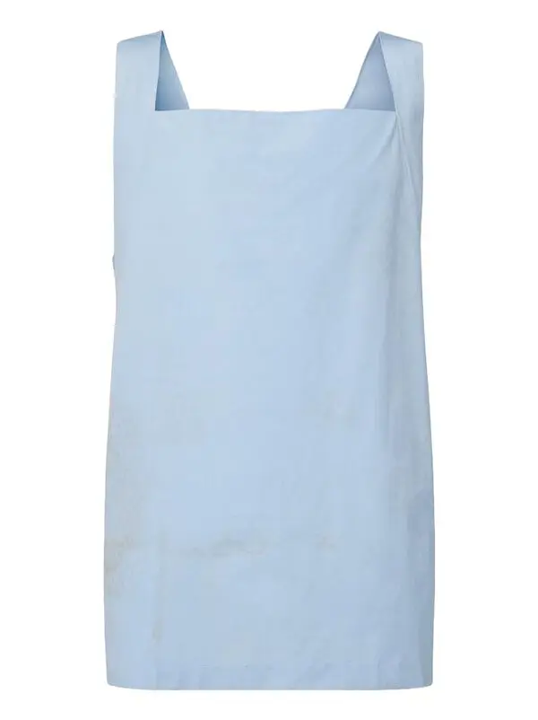 Prada Printed Cotton Top - Blue