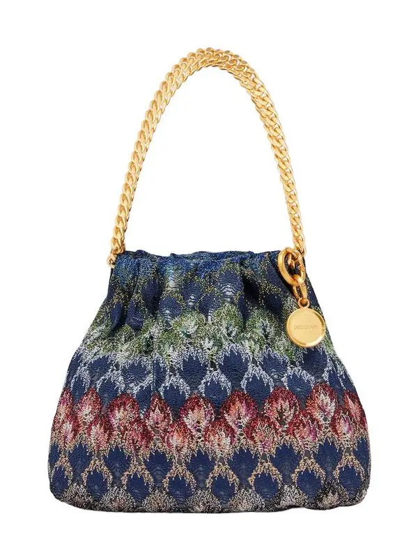Missoni Mini Lamé Top-handle Bag - Blue