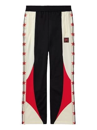 Palm Angels Pa Racing Track Pants - Black/white