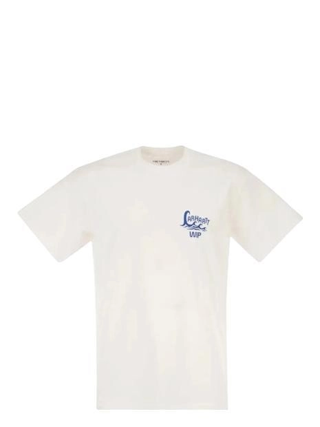 Carhartt Work In Progress Short Sleeve Waves T-shirt - White