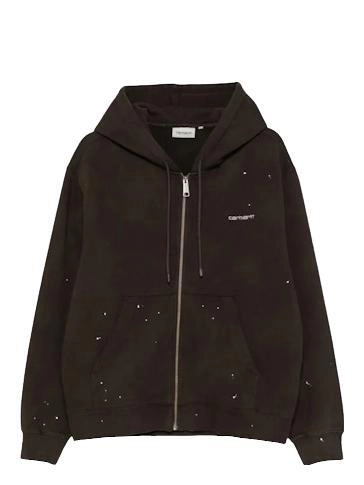 Carhartt Wip Hooded Zip-up Jacket - Tobacco