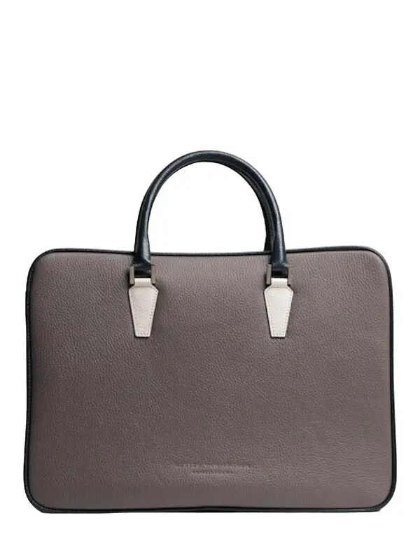 HESTER VAN EEGHEN Larry Briefcase - Grey/blue