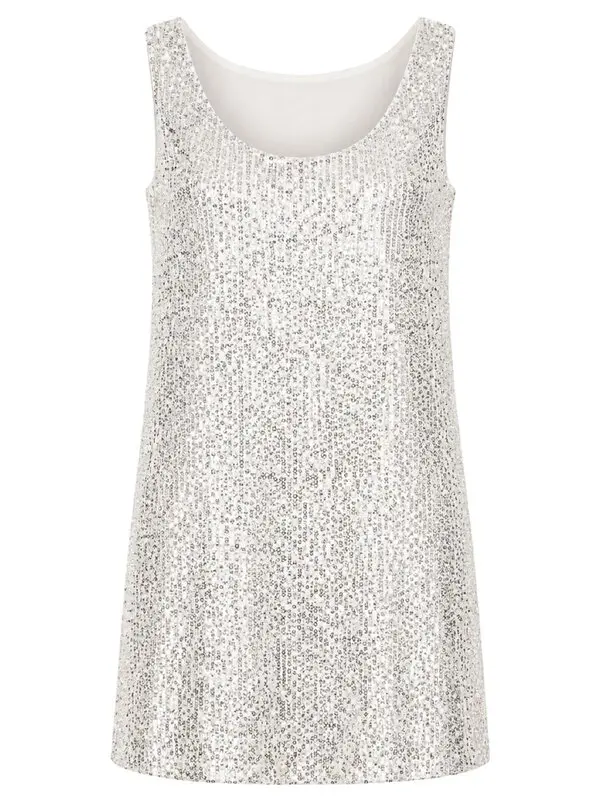 MUCHE & MUCHETTE Kealy Mini Sequined Dress - Silver