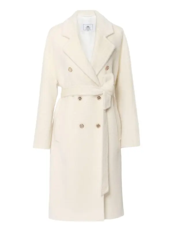 GIODORO Adioro Alpaca Coat - White