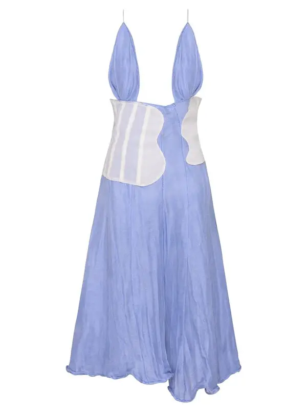 MAISON LOUIS The Ellie Dress - Blue