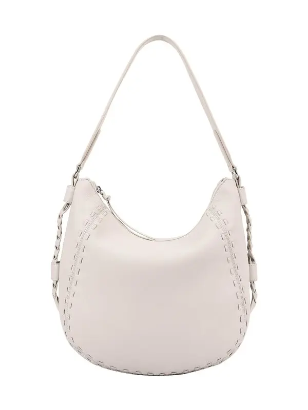 LLOYD BAKER Penelope Leather Hobo Bag - Black