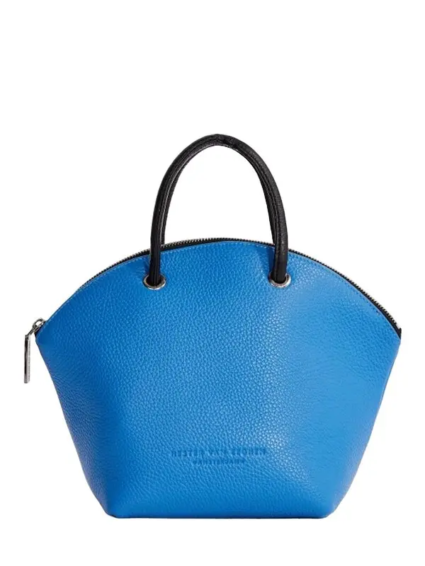 HESTER VAN EEGHEN Tivoli S Cornflower Calf Leather Handbag - Blue