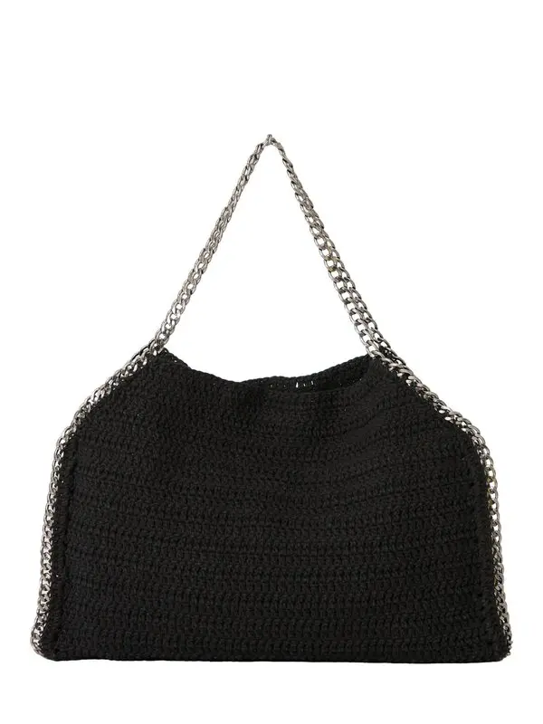 N'ONAT Nonat City Chain Hand Crochet Tote Bag - Black