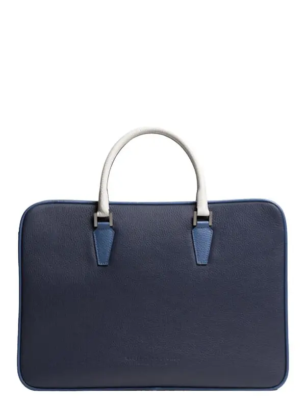 HESTER VAN EEGHEN Larry Briefcase - Blue/grey