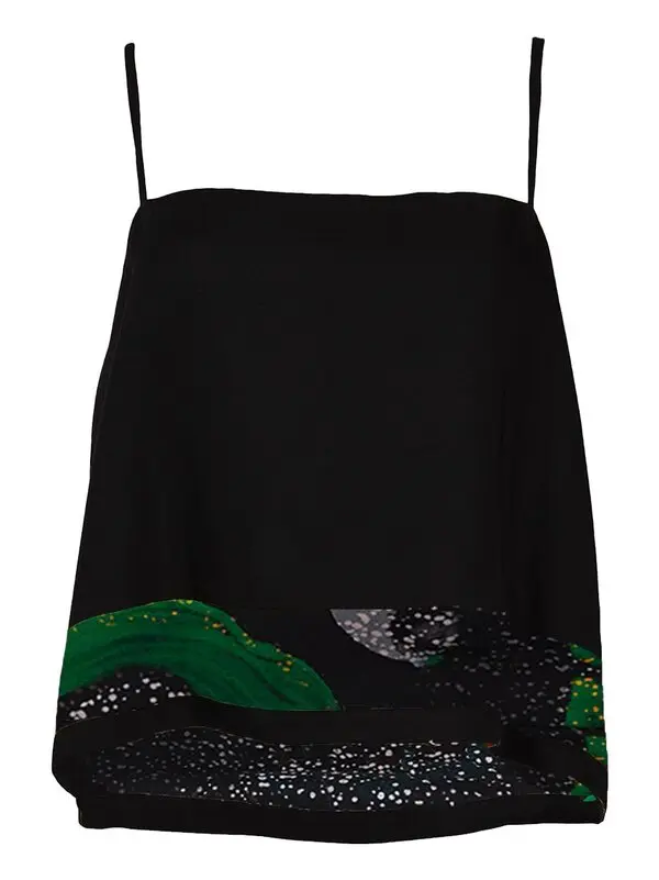 CRONO ZEE Bleu Reversible Top - Orange