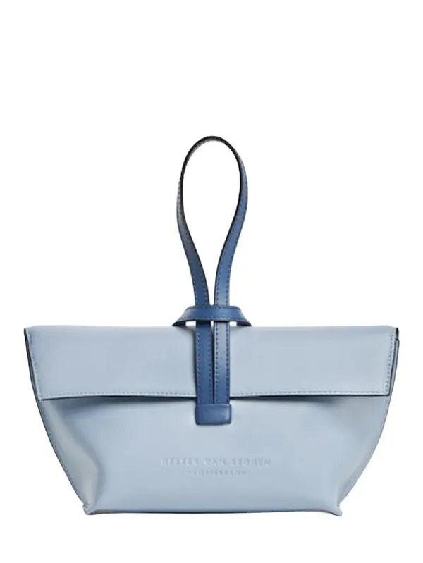 HESTER VAN EEGHEN Felucca S Cielo Jeans Calf Leather Bag - Blue