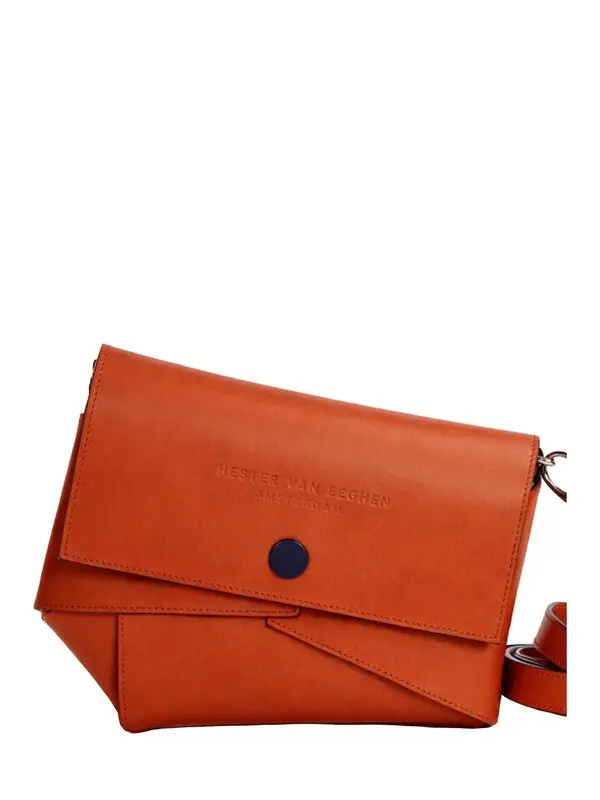 HESTER VAN EEGHEN Sumo S Leather Bag - Orange