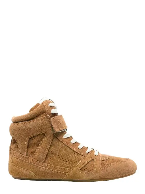 MARANT Perforated Touch-strap Sneakers - Brown