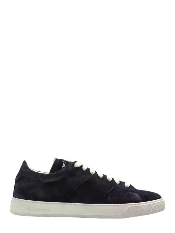 Kiton Suede Leather Sneakers - Blue
