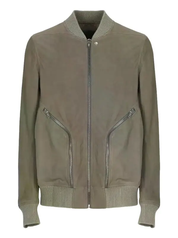 Rick Owens Heizer Flight Bomber Jacket - Grey